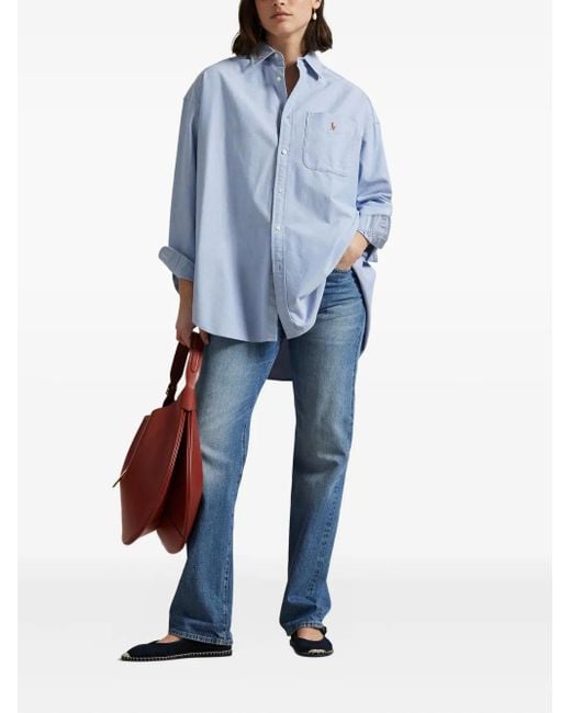 Polo Ralph Lauren Button-Down Shirt in Blue | Lyst