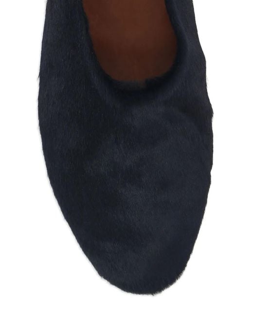 Marsèll Coltellaccio Almond-Toe Ballerina Shoes in Black | Lyst UK