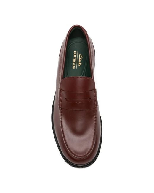 Clarks Craft James Loafers in Brown for Men | Lyst