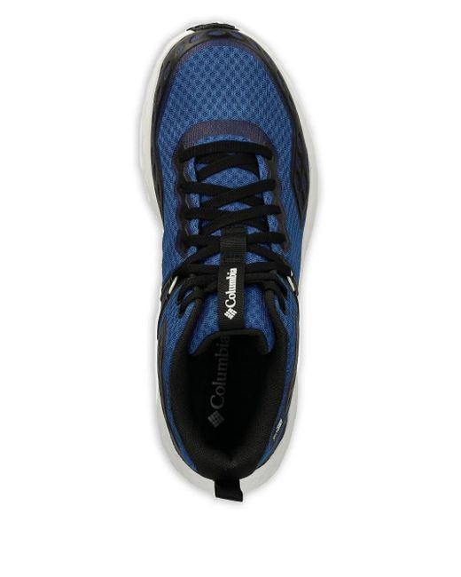 Columbia Lace-Up Mesh-Panelled Sneakers in Blue for Men | Lyst