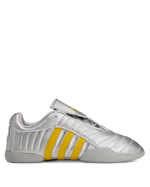 adidas Elite Mei Miaou Striped Trainers in Metallic | Lyst UK
