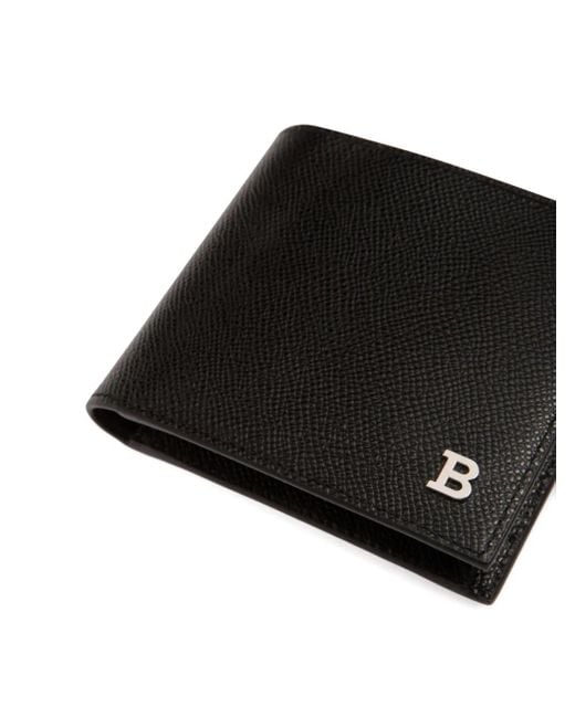 Bally Embossed Leather Wallet in Black for Men | Lyst UK