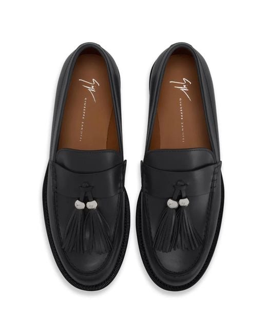 Giuseppe Zanotti Gz-Mit Tassels Loafers in Black for Men | Lyst UK