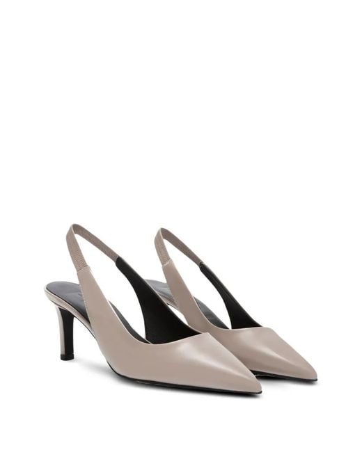Furla Essential Arch-Detail Pumps in White | Lyst