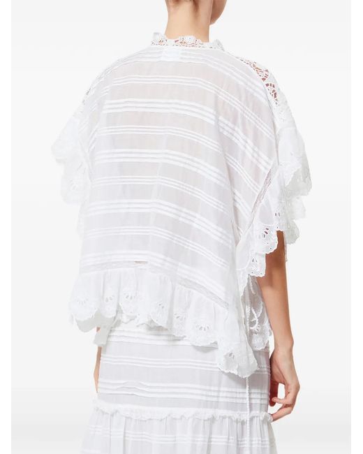 Isabel Marant Top in White | Lyst UK