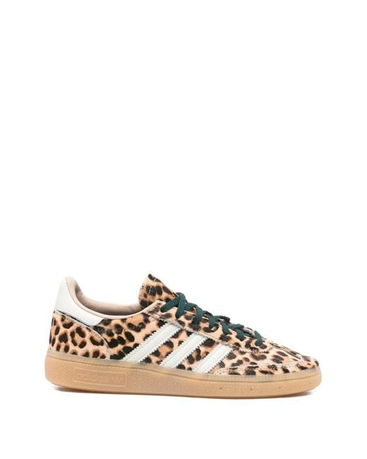 adidas Handball Spezial Animal-Print Sneakers in Natural | Lyst UK