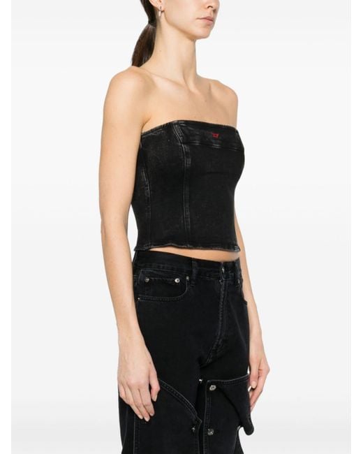 DIESEL Top in Black | Lyst