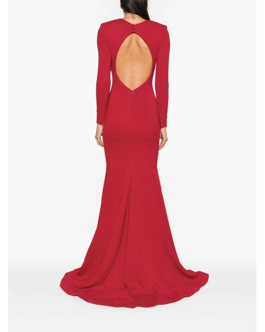 Cristallini Erini Gown in Red | Lyst