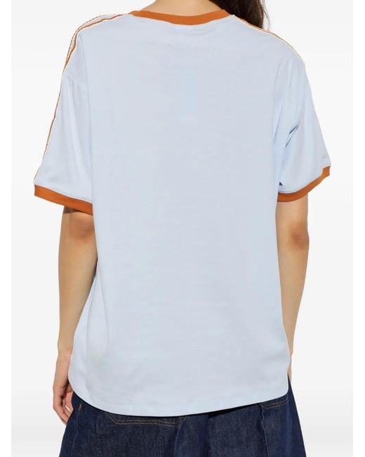 adidas Summer Glow T-Shirt in Blue | Lyst UK