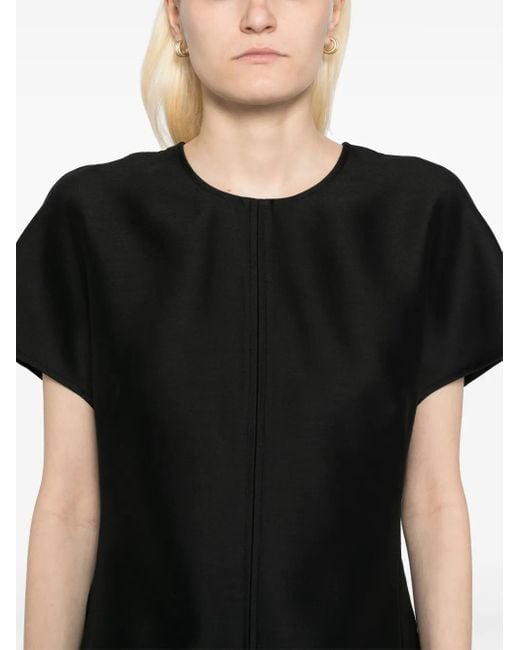 TOTEME Zip Fastening Top in Black | Lyst