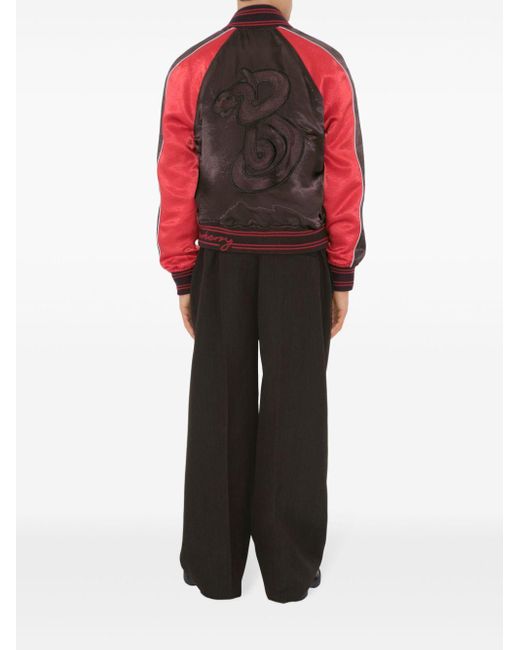 Burberry B Snake Jacket in Red for Men | Lyst