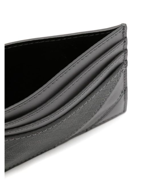 Fendi FF-Print Calf Leather Cardholder in Gray for Men | Lyst