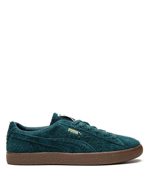 PUMA Vtg Hairy Suede "Varsity/Gum" Sneakers in Green | Lyst UK