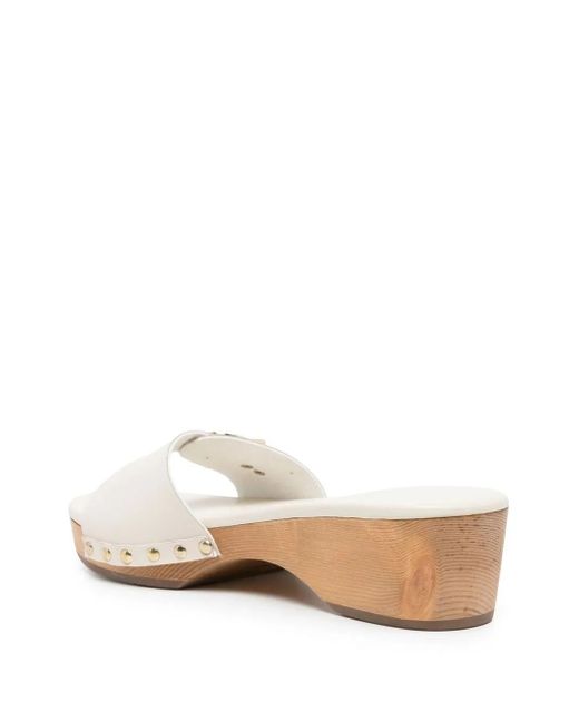 Ancient Greek Sandals Eco Nappa Clogs in Natural | Lyst