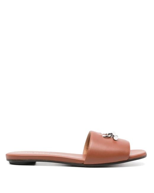 McQueen T-Bar Slides in Pink | Lyst