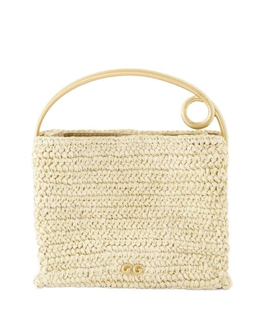 Cult Gaia Lalli Bucket Bag in Natural | Lyst