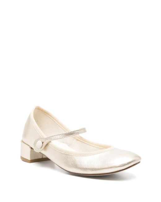 Repetto 30Mm Rose Pumps in Natural | Lyst