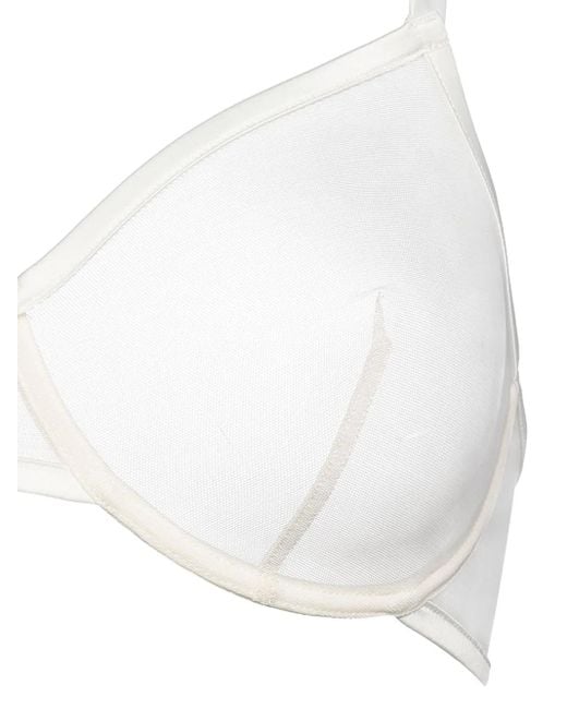 Eres Idole Full-Cup Bra in White | Lyst