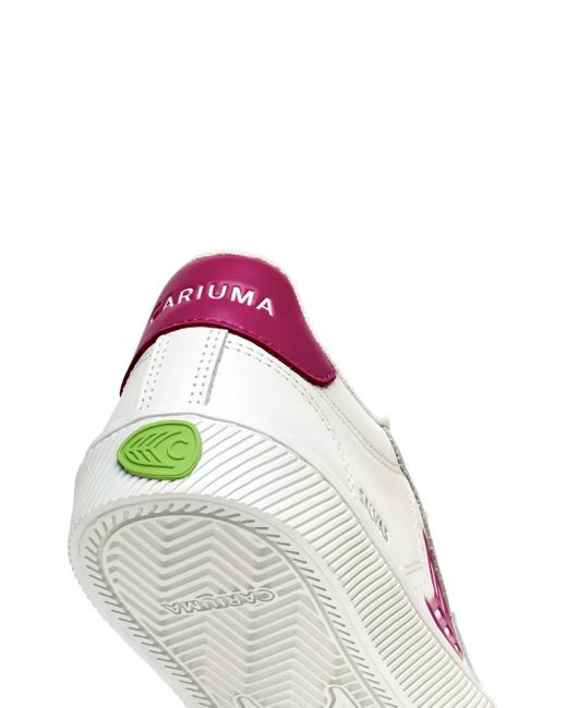 CARIUMA Logo-Detail Leather Trainers in Pink | Lyst UK