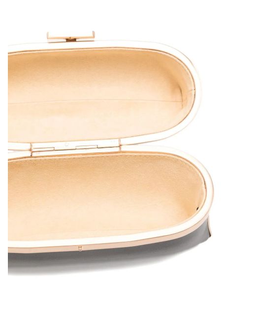 Cult Gaia Olea Chain-Strap Clutch Bag in White | Lyst UK