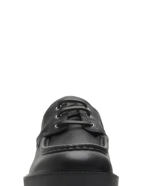Burberry Raft Boat Shoes in Black for Men | Lyst