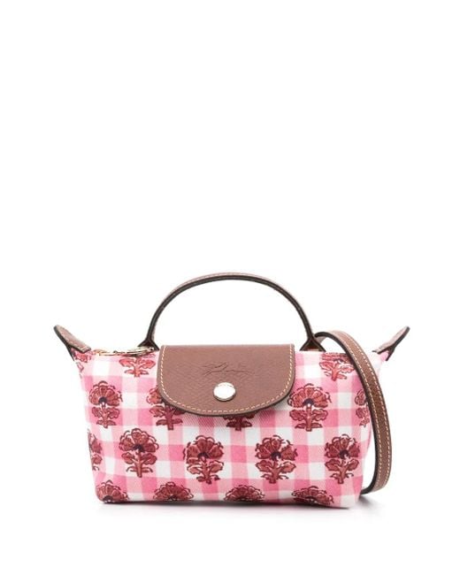 Longchamp Mini Le Pliage Collection Tote Bag in Pink | Lyst UK