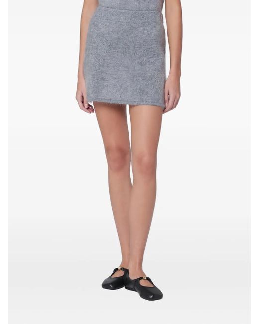 Almada Label Wool Blend Straight Skirt in Grey | Lyst UK