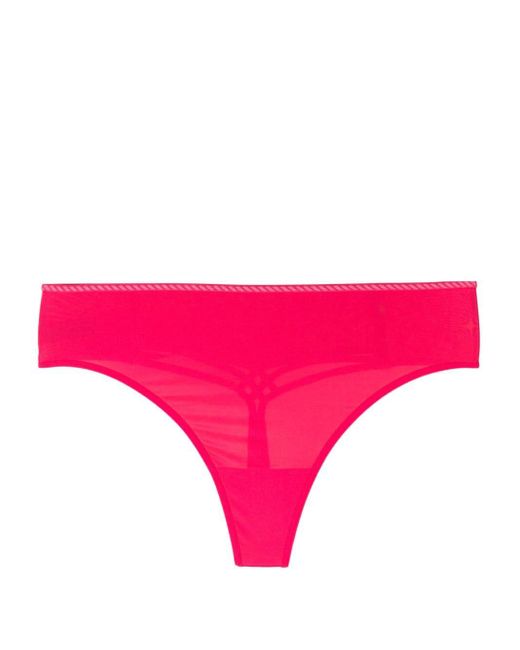 Marlies Dekkers Dame De Paris Lattice Strap Thong In Pink Lyst
