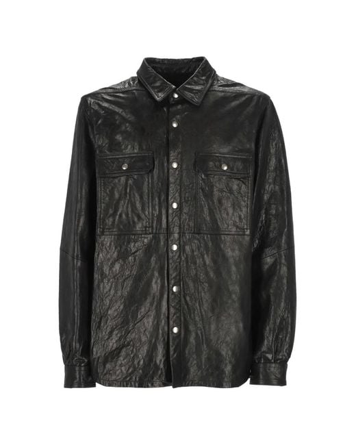 Rick Owens Flap-Pocket Jacket in Black for Men | Lyst UK