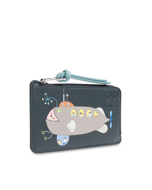 Loewe Submarine Wallet in Blue | Lyst
