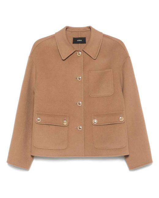 Arma Hollywood Jacket in Natural | Lyst