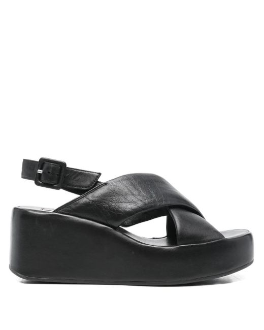 Högl 72Mm Criss-Cross Platform Sandals in Black | Lyst UK