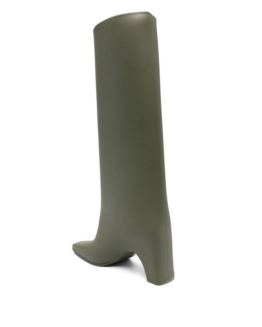 Coperni 85mm Rubber Bridge Boot in Green | Lyst