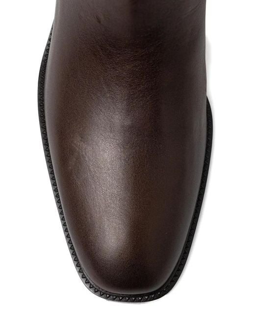 Jeffrey Campbell Lada Block-Heel Boots in Brown | Lyst