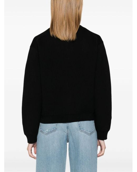 Theory Structured Cardigan in Black | Lyst