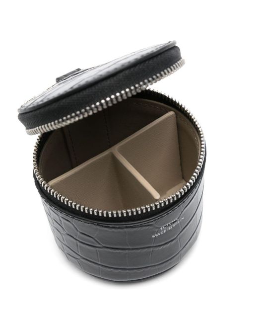 TOTEME Crocodile-Embossed Jewelry Box in Black | Lyst