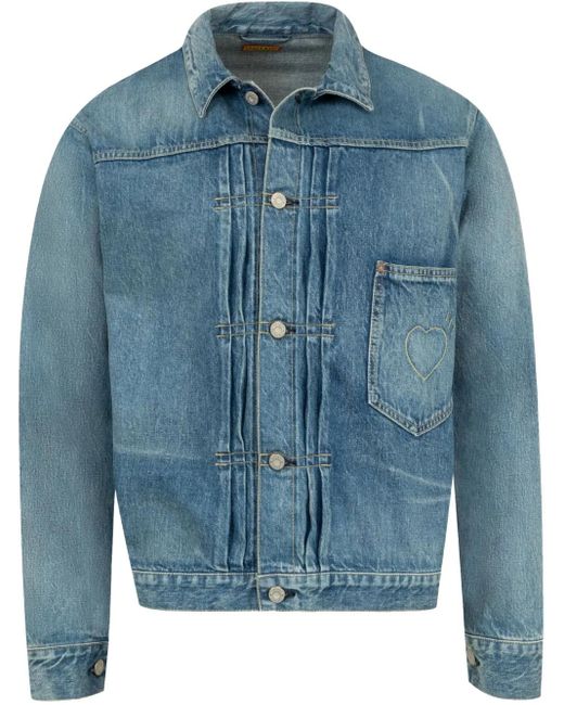 Human Made Future Denim Jacket in Blue for Men | Lyst