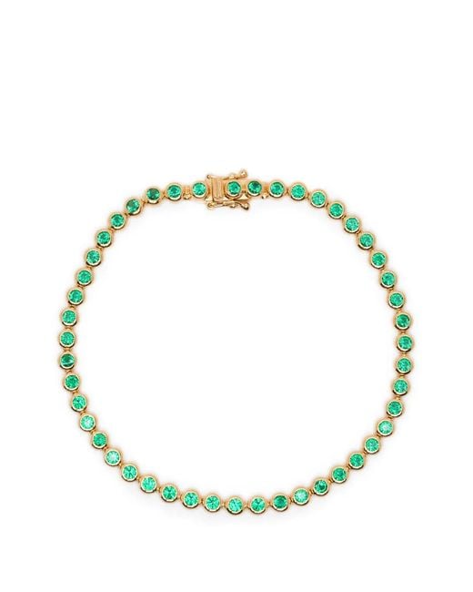 Missoma Tennis Bracelet in Green | Lyst