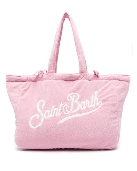 Mc2 Saint Barth Bea Beach Bag in Pink | Lyst