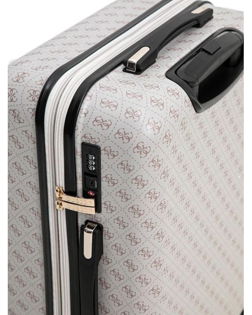 Guess Valise Suitcase in Gray | Lyst