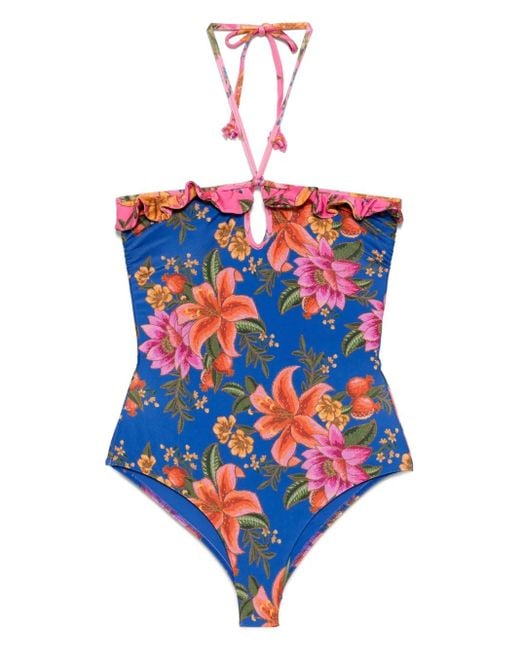 FARM Rio Summer Fruit One-Piece in Blue | Lyst