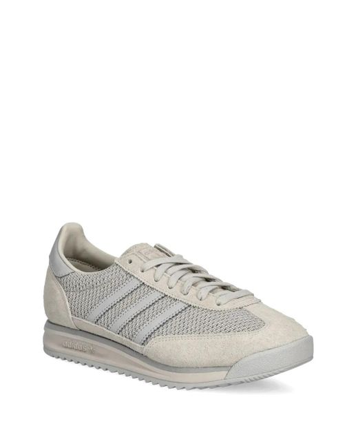 adidas 3-Stripes Mesh Sneakers in Gray | Lyst