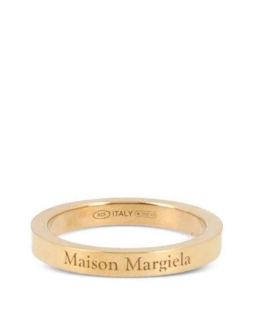 Maison Margiela Logo Ring in Natural for Men | Lyst UK