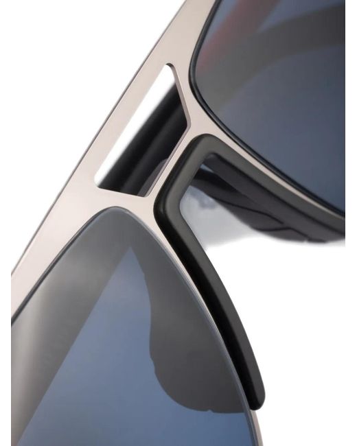 Prada Linea Rossa Metal-Frame Sunglasses in Blue for Men | Lyst UK