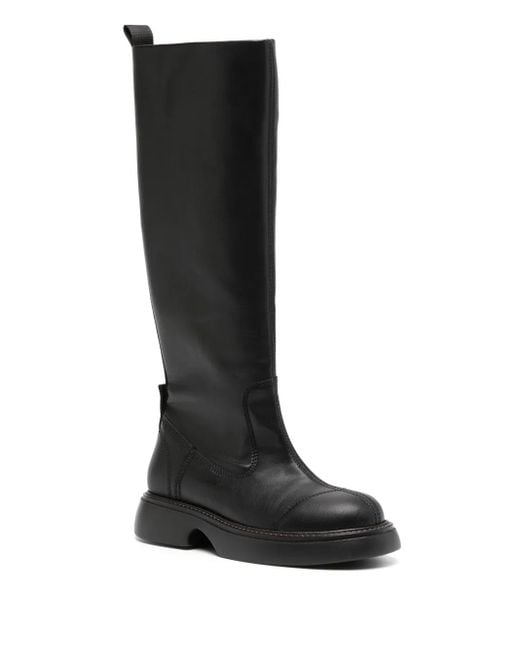 Ganni Everyday Tubular Boots in Black | Lyst