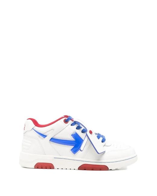 Off-White c/o Virgil Abloh Out Of Office Arrow-Detail Sneakers in White ...