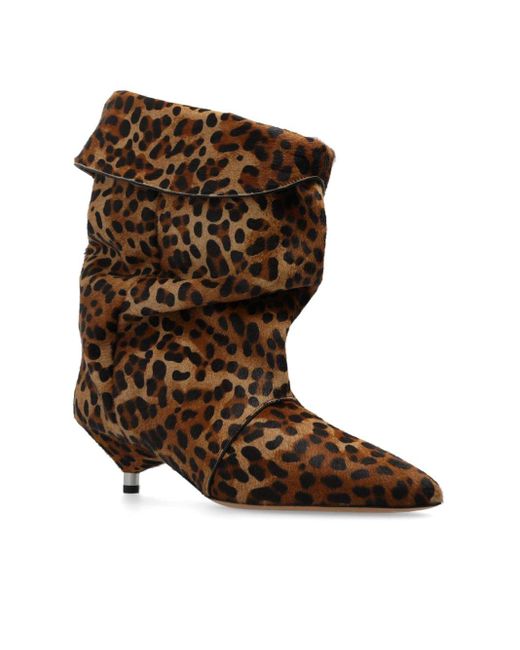 Isabel Marant 50Mm Edrik Boots in Brown | Lyst