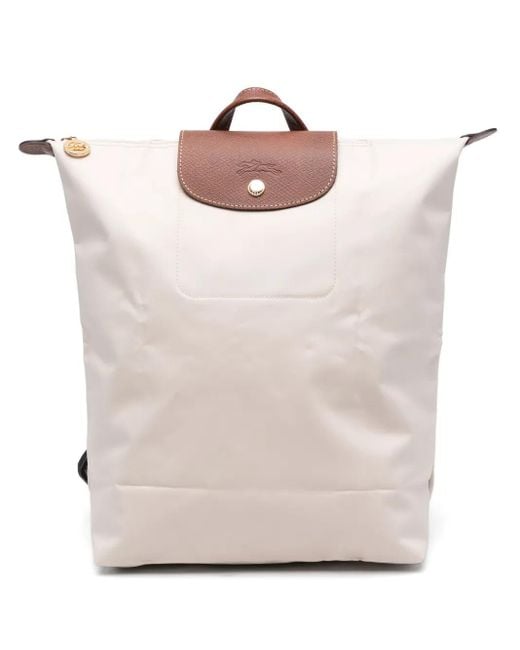 Longchamp Medium Le Pliage Backpack in Pink | Lyst