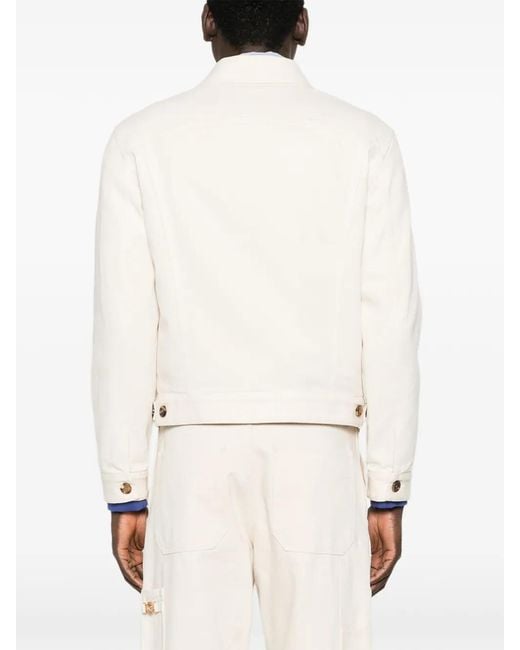 Valentino Garavani Buttoned Jacket in White for Men | Lyst UK