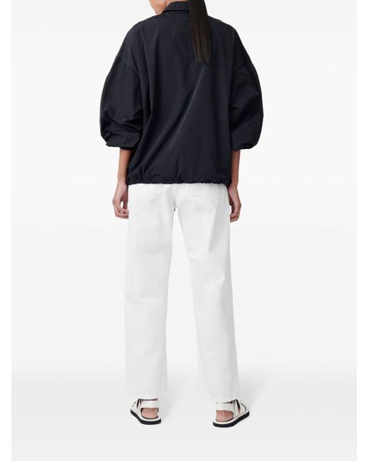 Studio Nicholson Vance Logo-Print Jacket in Black | Lyst